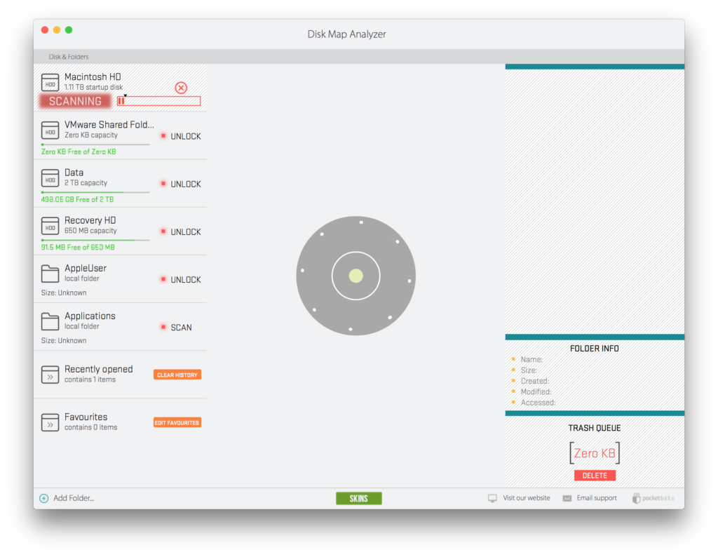 Once the drive/folder is finished mapping, click the “View” button to ...